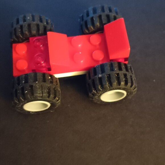 Lego | Toys | Lego Hand Built Red Truck With Wheels Movable | Poshmark